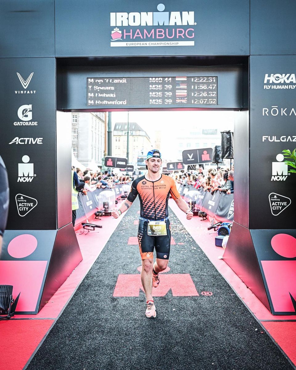 Matt does it again at IM Hamburg! | Total Transition Triathlon Club